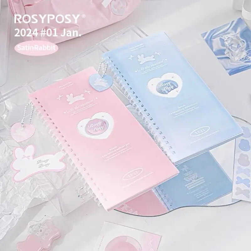 MINKYS-Baby-Blue-Pink-Ballet-Notebook-Planner-Yearly-Daily-Weekly ...