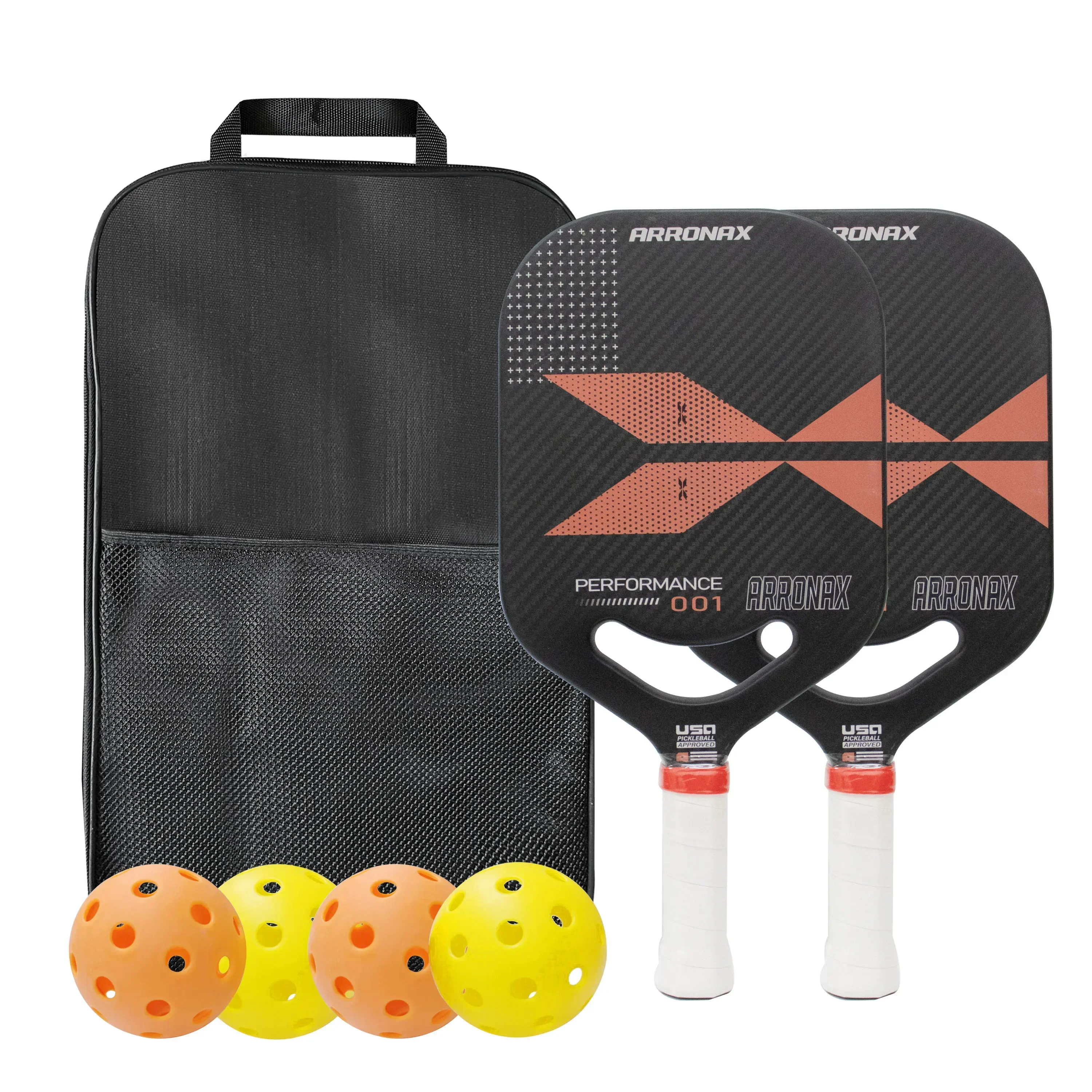Pickleball-Paddles-Set-USAPA-Approved-Pickle-ball-Racket-Lightweight-3K ...