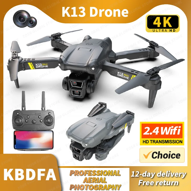 KOHR-K13-Drone-4K-Professinal-With-1080P-Wide-Angle-Dual-HD-Camera ...