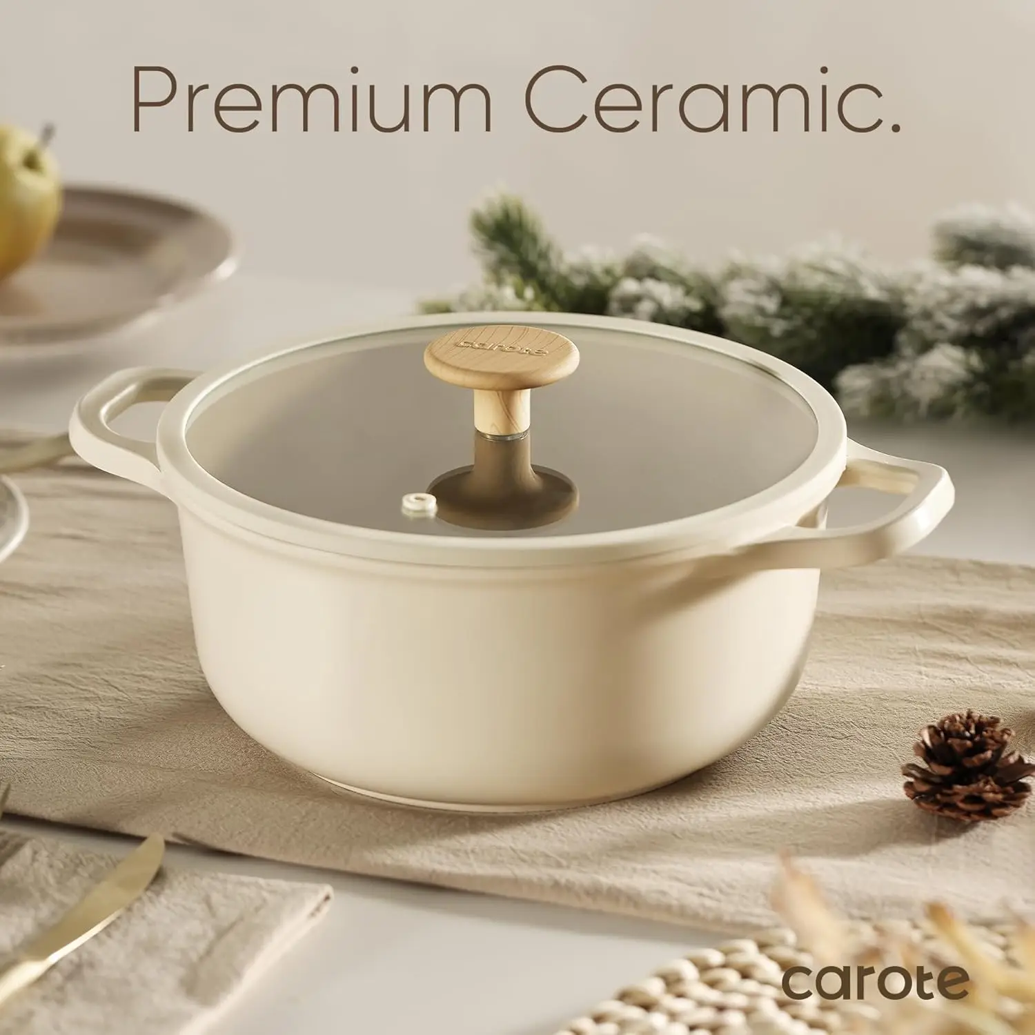 14-Piece Ceramic Nonstick Cookware Set – Kitchen Staples Plus