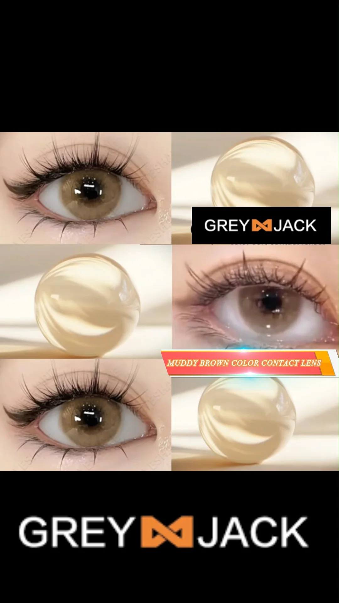 Muddy Brown color contact lens by GREYJACK | Daraz.com.np
