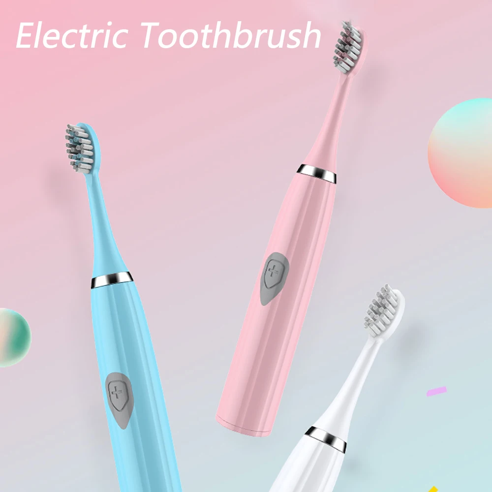 Ultrasonic-Sonic-Electric-Toothbrush-USB-Charge-Rechargeable-Tooth ...