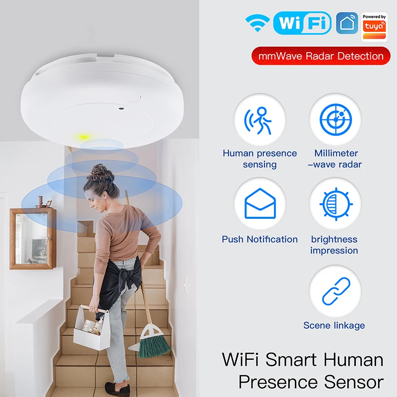 Tuya-Smart-WiFi-Dynamic-and-Static-Human-Sensor-Millimeter-Wave-Radar ...