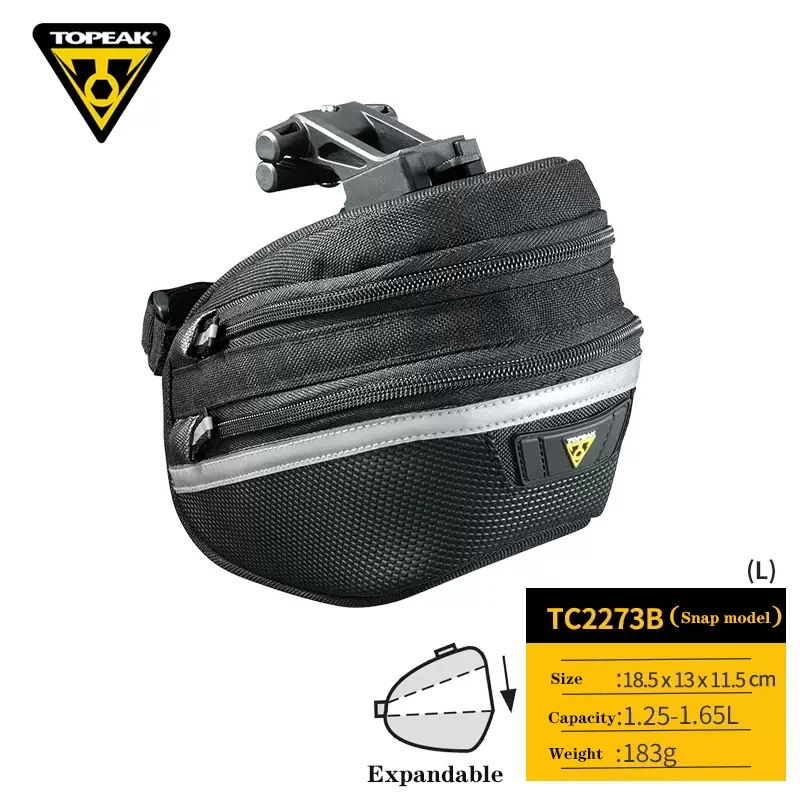 TOPEAK-Bicycle-Saddle-Bag-Waterproof-MTB-Road-Bike-Rear-Bag-Expandable ...