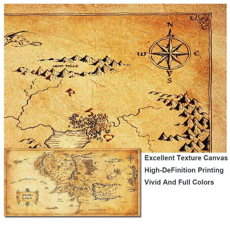 Middle Earth Movie Map