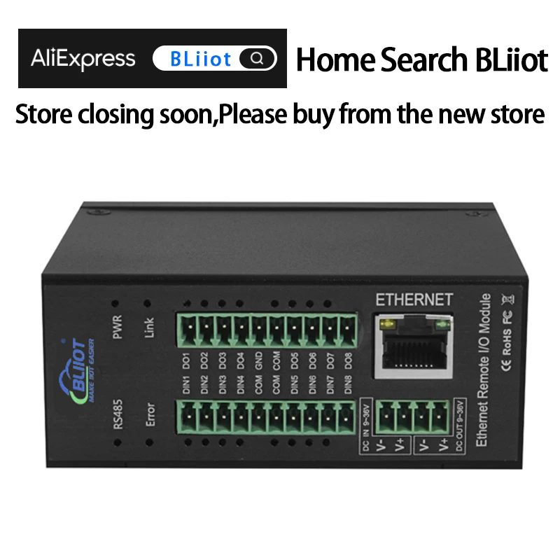 Modbus-TCP-Data-Acquisition-Module-Ethernet-Remote-IO-IOT-Module-for ...