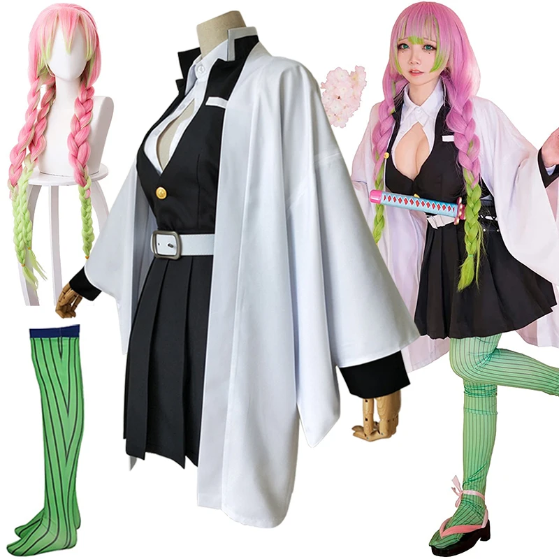 Anime Demon Slayer Kimetsu No Yaiba Kanroji Mitsuri, disfraz de Cosplay ...