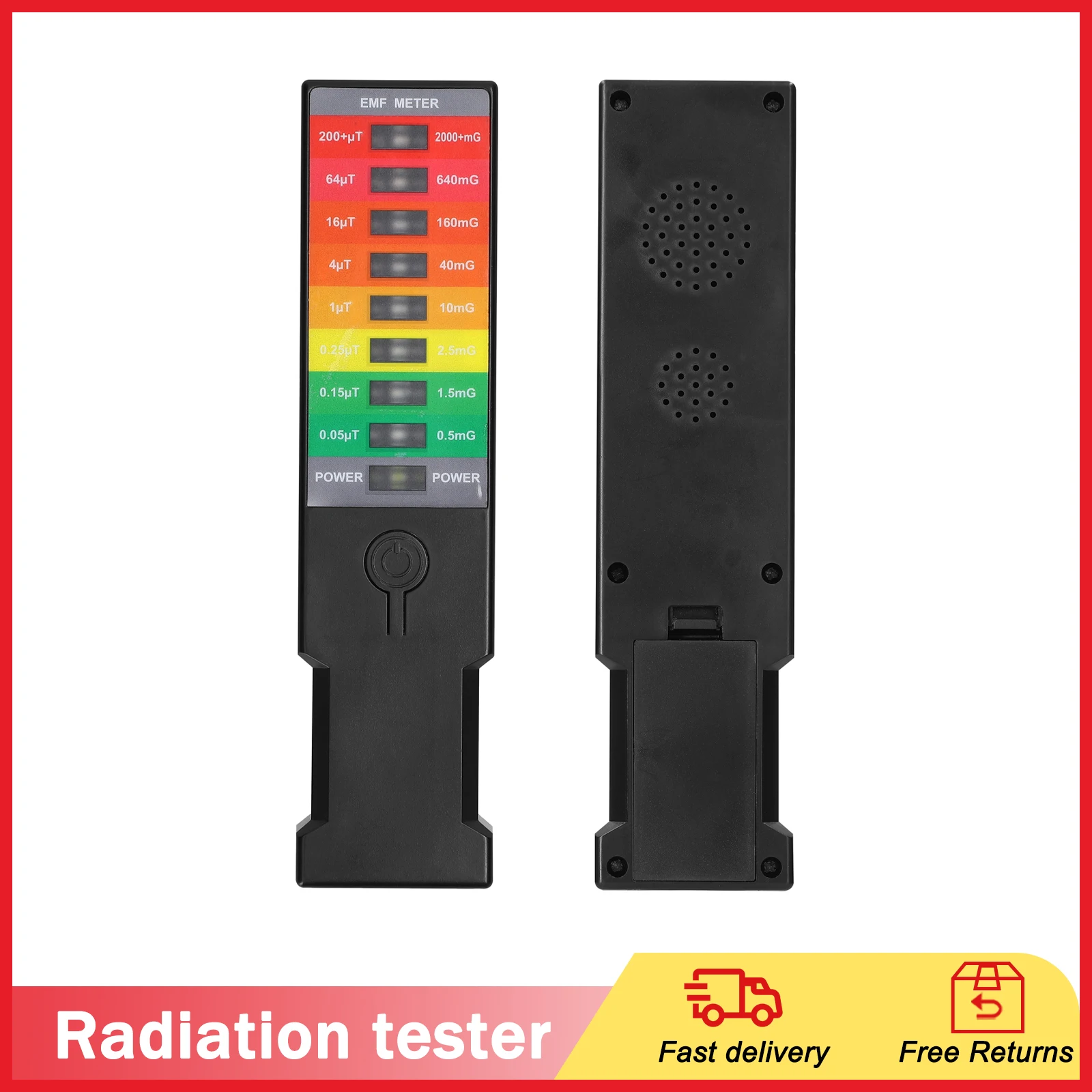 Portable-Electromagnetics-Field-EMF-Gauss-Meter-Handheld-9LED-Magnetic ...