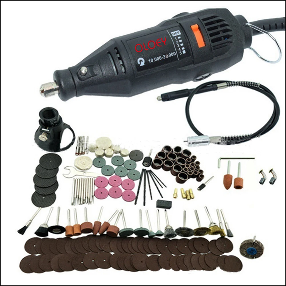 180W Electric Dremel Mini Drill Electric Drill orbital polisher Rotary ...