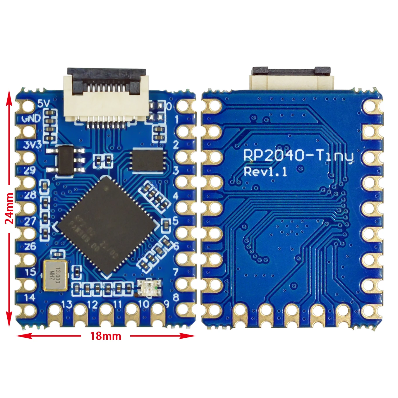 China Low Price RP2040-Tiny Development Board Module RP2040 ZERO ...