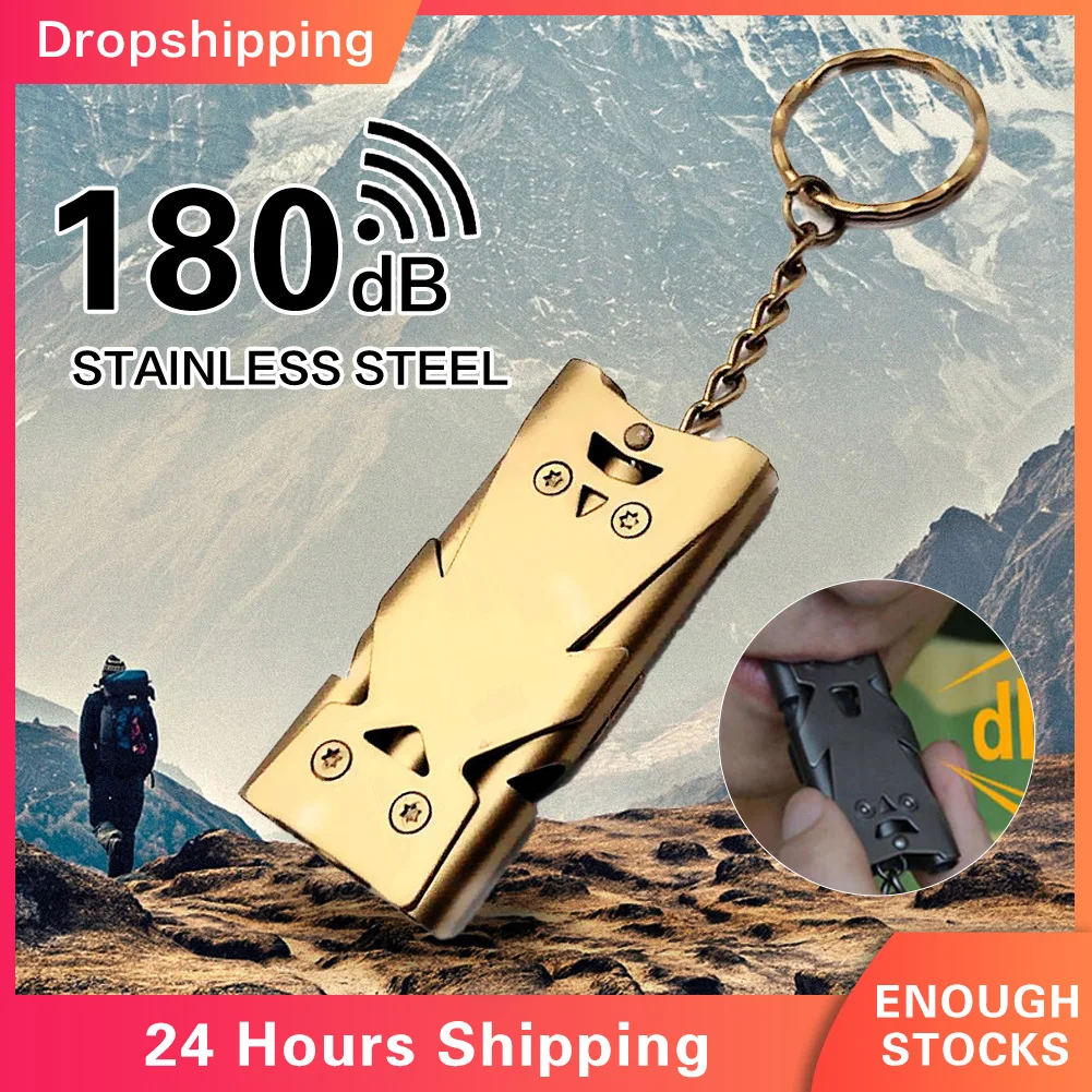 180-150-Decibel-Whistle-Military-Hunting-Triple-Pipe-Whistle-Outdoor ...