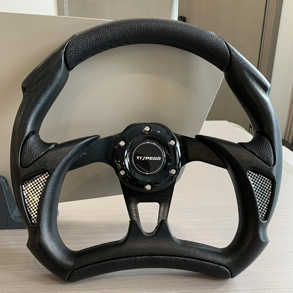 D-Type-Sports-Racing-Drift-PVC-Steering-Wheel-Universal-Modern-Luxury ...