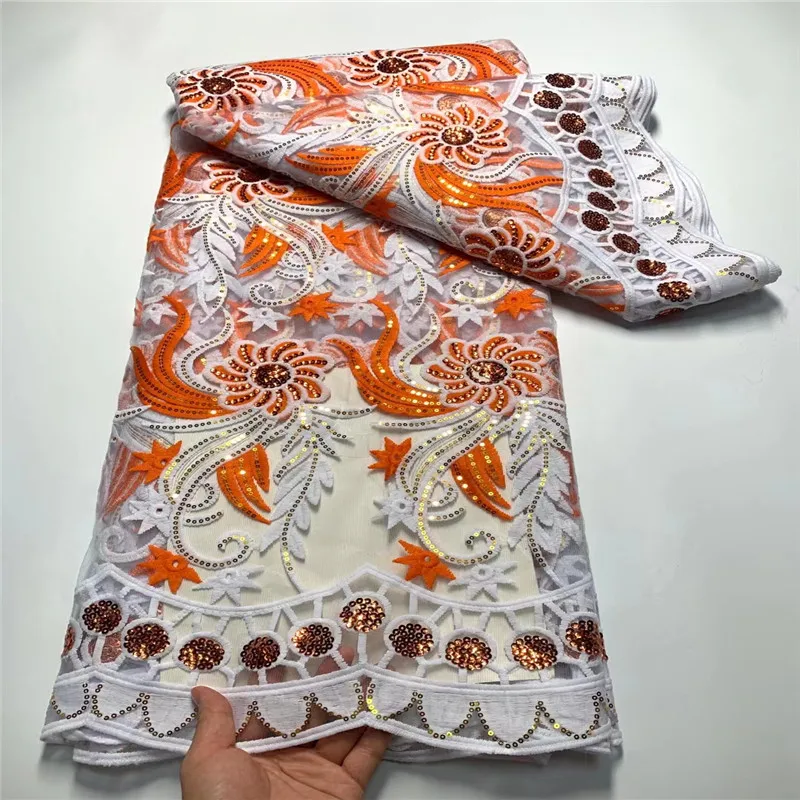 Wine-Red-African-Lace-Fabric-2023-High-Quality-Lace-Nigerian-Sequin ...