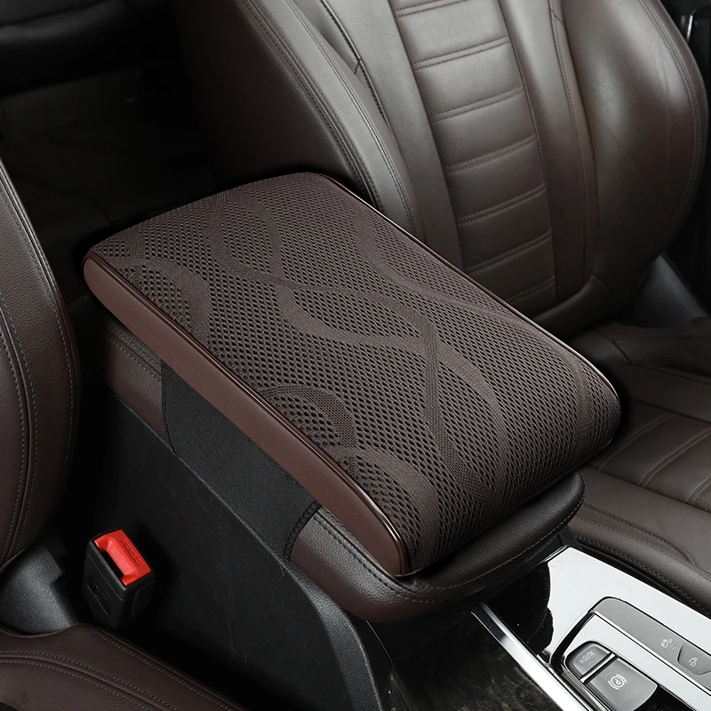 Ice-Silk-and-Memory-Foam-Car-Armrest-Box-Booster-Cushion-Universal ...