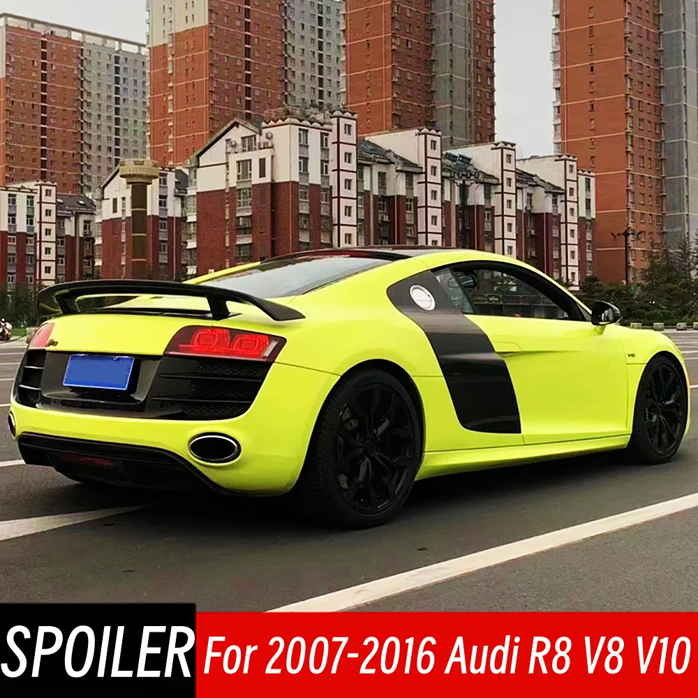 For-Audi-R8-V8-V10-2007-2016-Bodykit-Real-Carbon-Fibe-Rear-Trunk-Lid ...