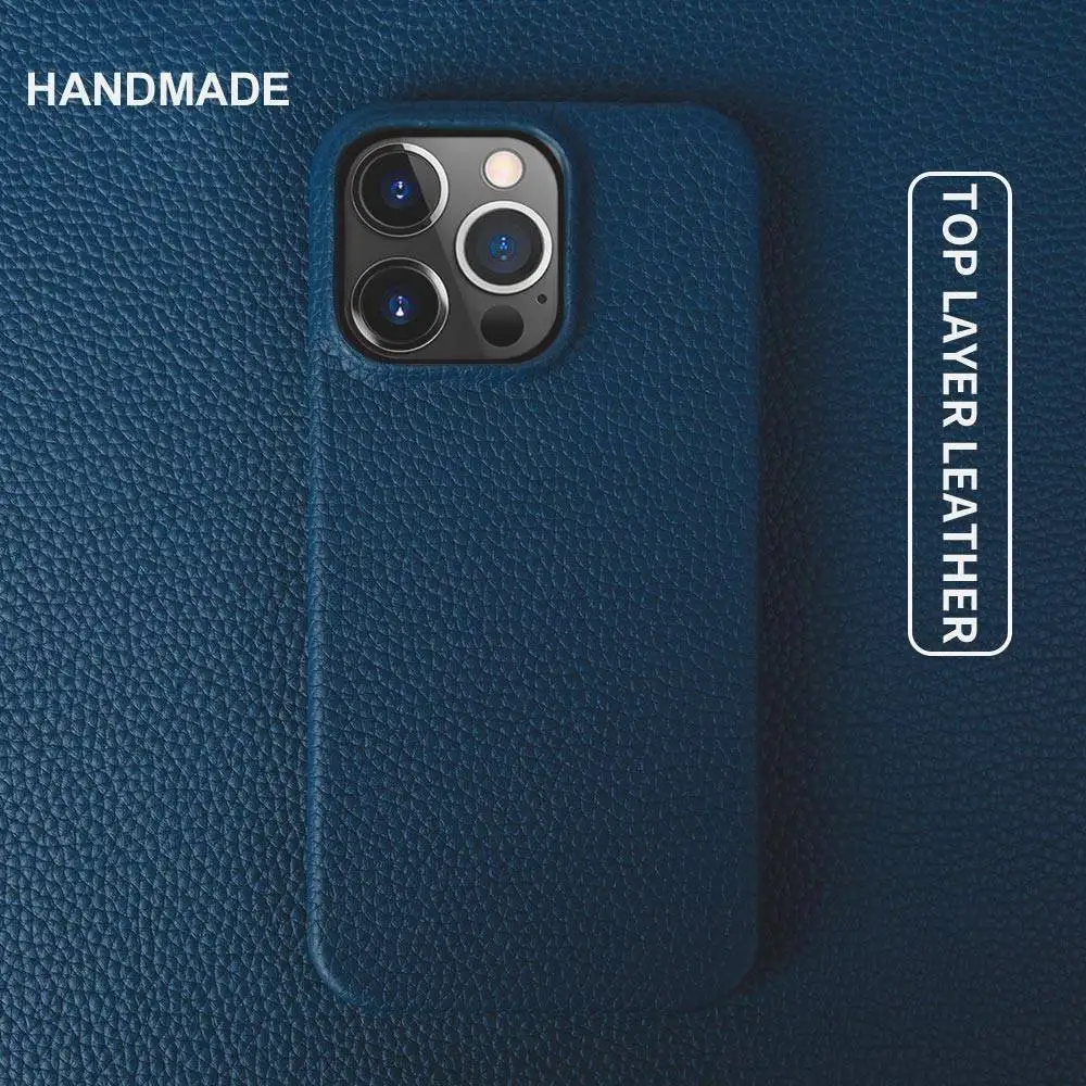 Genuine-Leather-Case-For-Iphone-13-Luxury-Business-Phone-Cover-Cases ...
