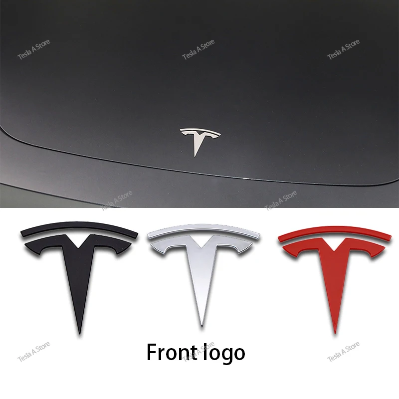 3pcs-for-Tesla-Model-3-Model-Y-car-logo-pasting-tail-label-front-label ...