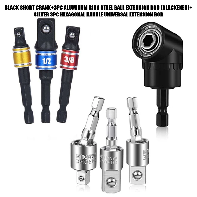 105-Degree-Angle-Screwdriver-Set-Socket-Holder-Adapter-1-4-Inch-Hex-Bit ...