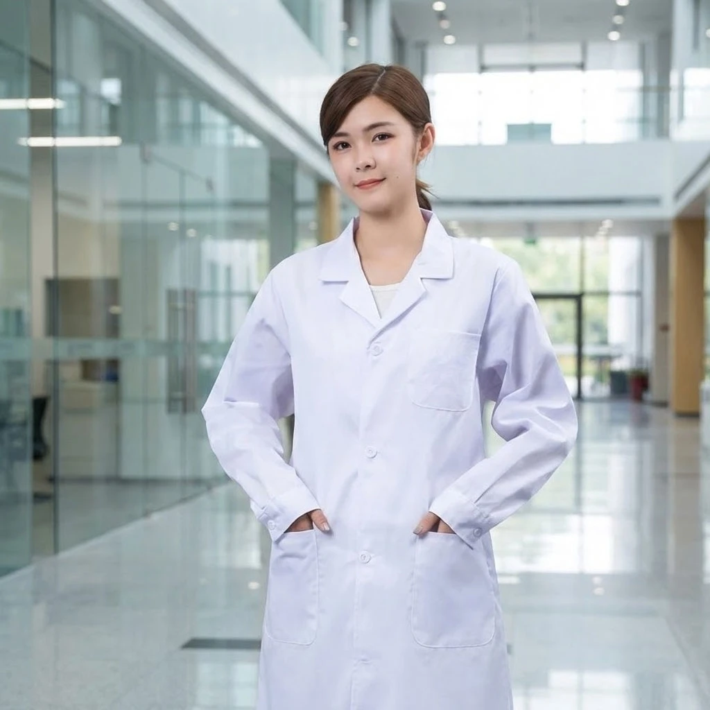 Lab Coat for College Students | Long/Short Sleeve Unisex Doctor Uniform ...