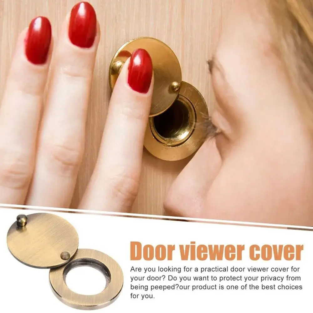 Fixed-Door-Viewers-Covers-Safety-Metal-Privacy-Cover-Door ...