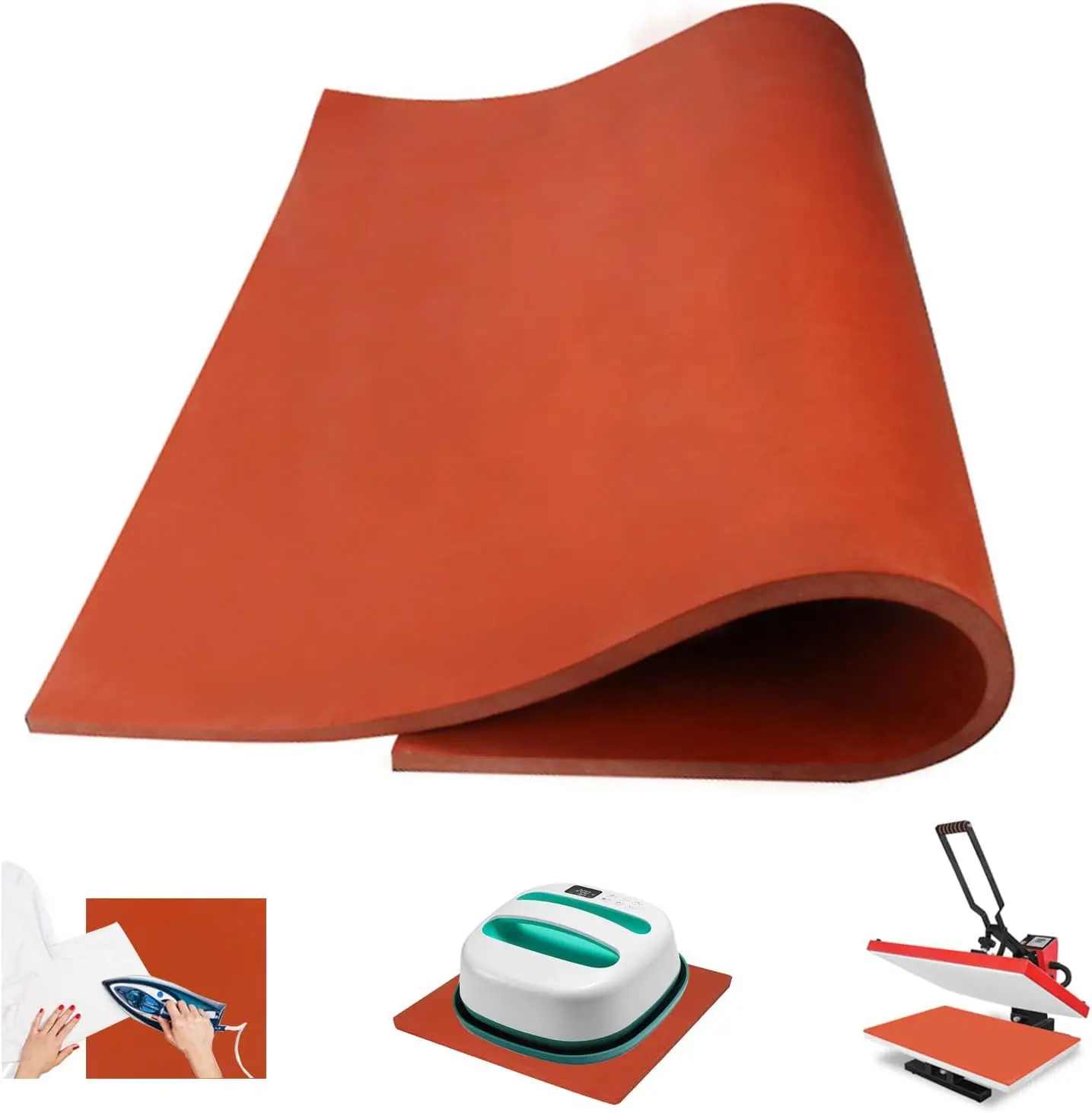 Customized Size Silicone Foam Mat Pad Sublimation Silicone Mat for Heat ...