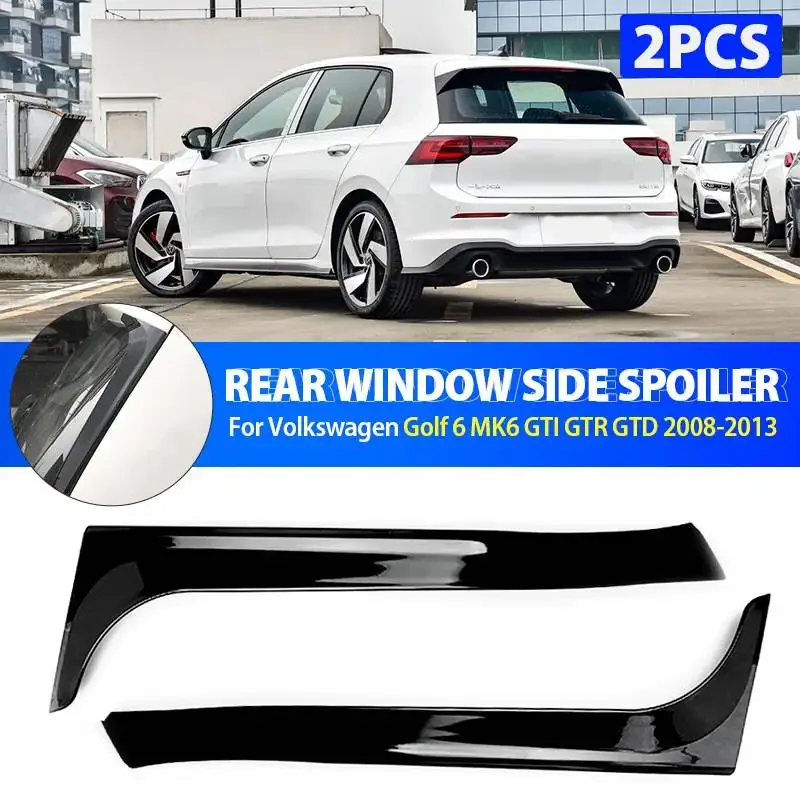 Car-Rear-Window-Side-Spoiler-Wing-Canards-Splitter-For-Volkswagen-Golf ...