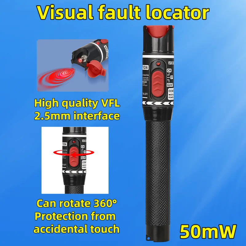 50mW-Visual-Fault-Locator-FTTH-High-Quality-VFL-Fiber-Optic-Cable-Test ...