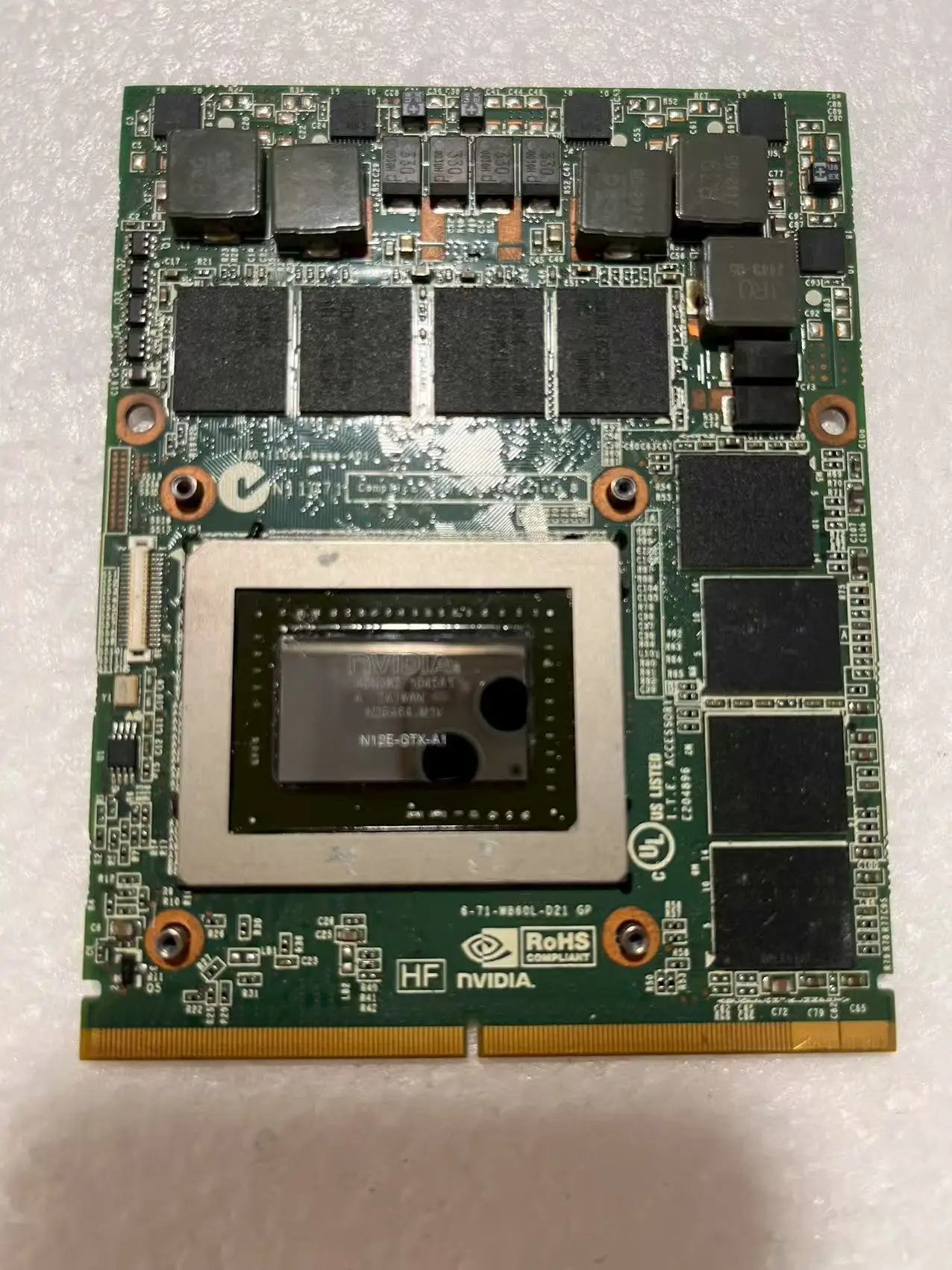 For Alienware M17x R2 R3 R4 i7-2820qm, GTX 580m, GTX580m, 2GB, GDDR5 ...
