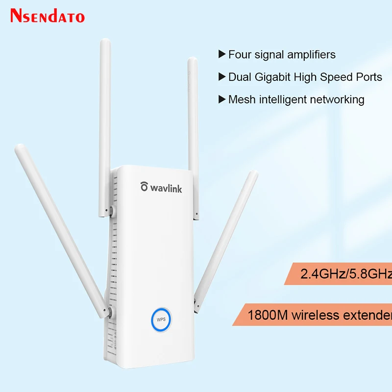 Wavlink-AX1800-Long-Range-Wireless-Wifi-Repeater-Extender-2-4G-5G-Wifi ...