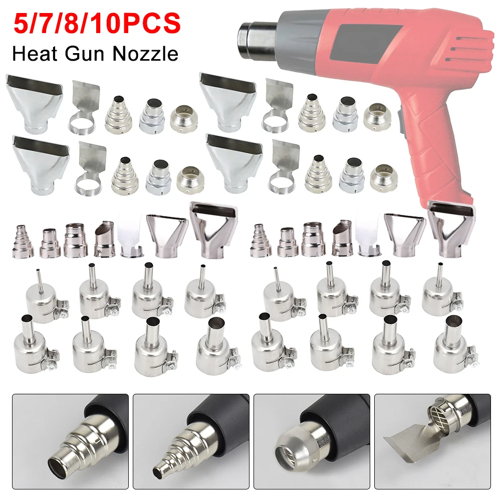 5-8-10pcs-Metal-Wind-Nozzle-35MM-Hot-Air-Gun-Nozzle-Kit-Welding-Nozzle ...