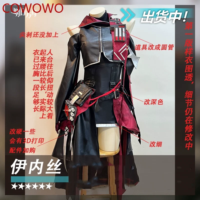 COWOWO-Anime-Arknights-Ines-Cosplay-Costume-Cos-Game-Anime-Party ...