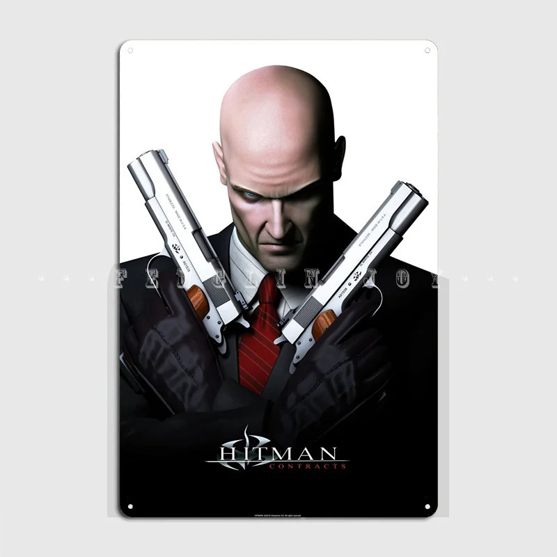 Hitman-Contracts-Poster-Metal-Plaque-Club-Cave-Pub-Design-Plaques-Tin ...