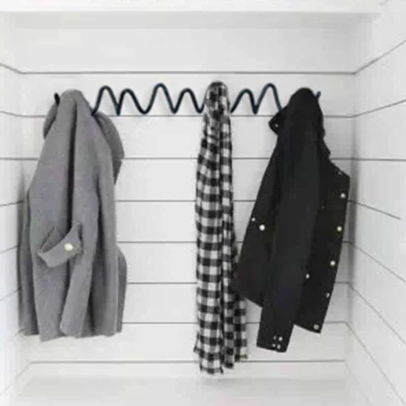 Modern-Black-Coat-Rack-Hook-Wall-Metal-Design-Mount-Coat-Rack-Clothing ...