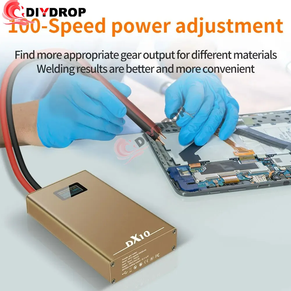 DX10-Portable-Spot-Welder-OLED-Adjustable-Battery-Spot-Welding-Machine ...
