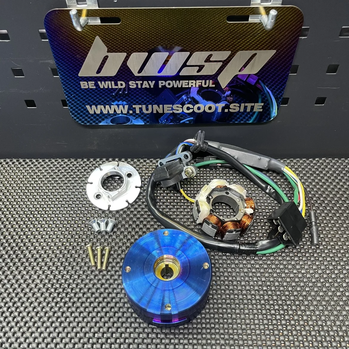 Dio50-Rotor-Ignition-Bwsp-Neon-Rainbow-Magneto-With-Eight-Coil ...