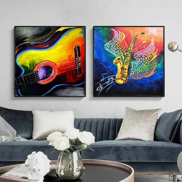 Abstract Paintings Of Rock Music