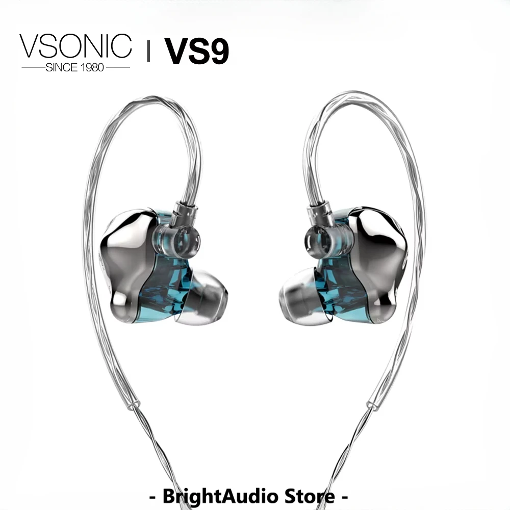 VSONIC VS9 ICEBERG Flagship In-ear Earphone 11mm DBL Diaphragm Dynamic ...