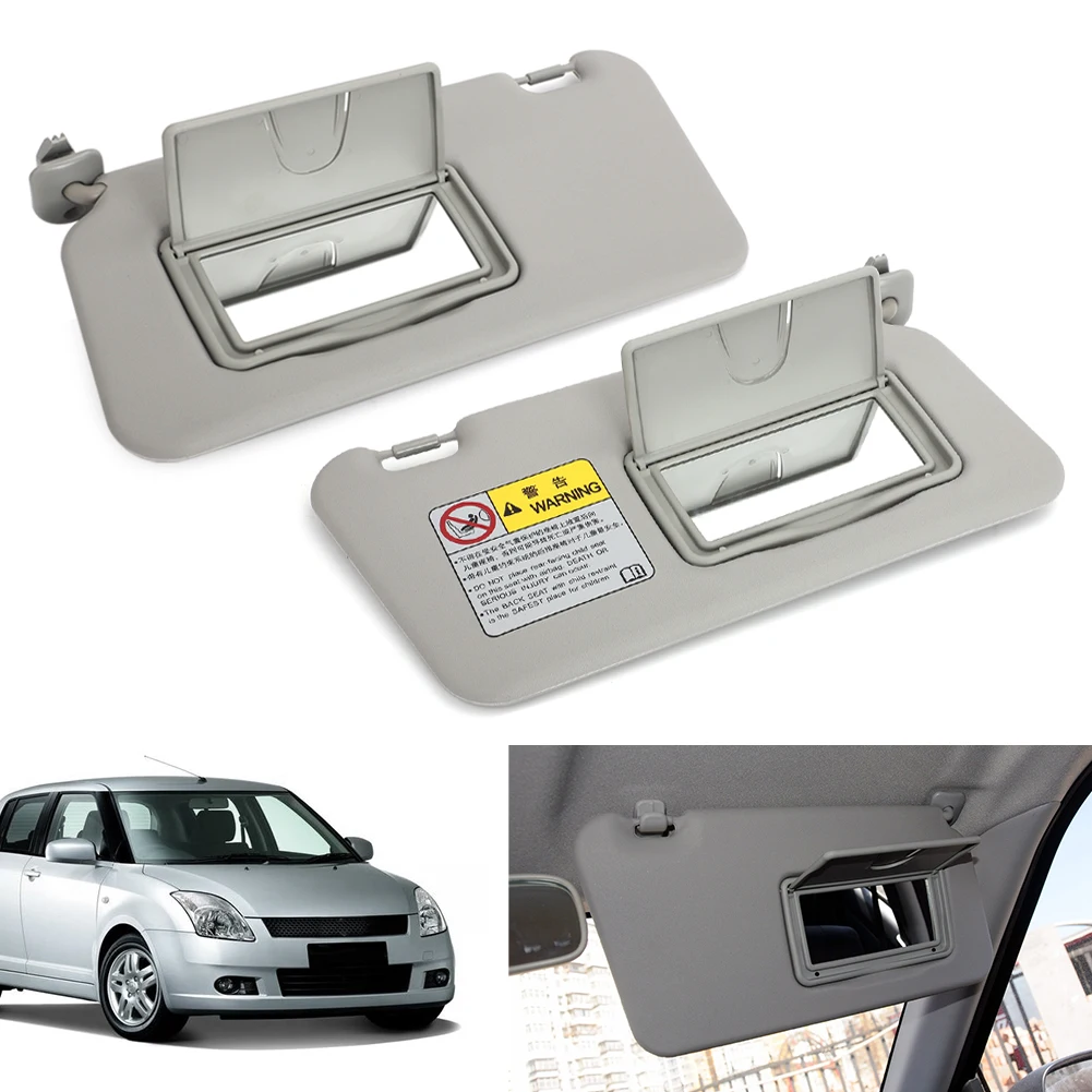 Right-Left-Sun-Visor-Sun-Shield-With-Mirror-Sunvisor-For-Suzuki-Swift ...