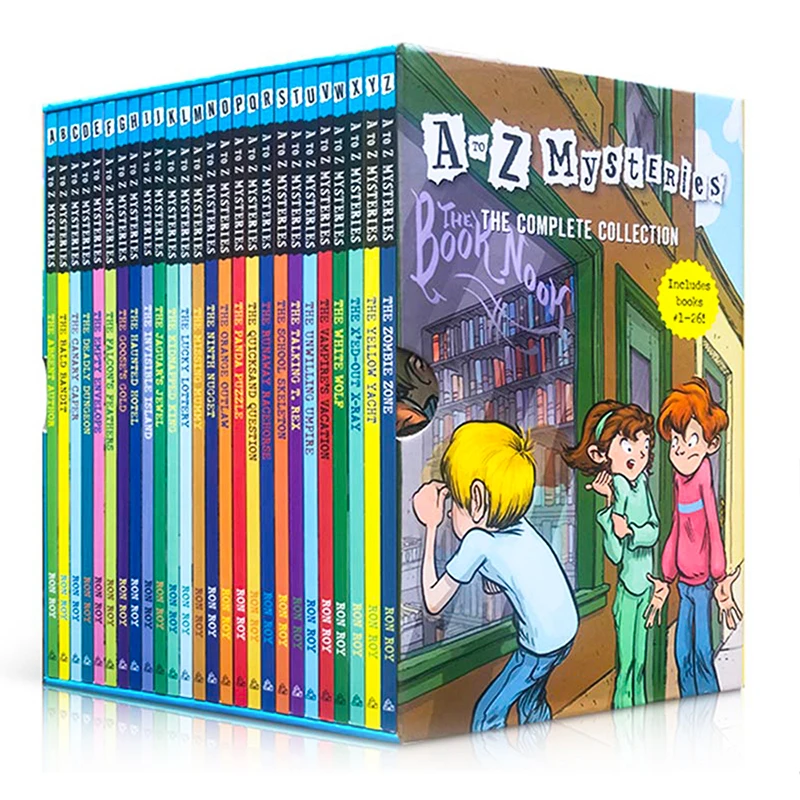 26-Books-set-A-To-Z-Mysteries-Ron-Roy-Children-Detective-Reasoning ...