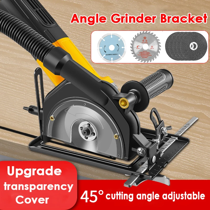 Angle Grinder Bracket 40mm Cutting Depth Adjust Home Use Angle Grinder ...