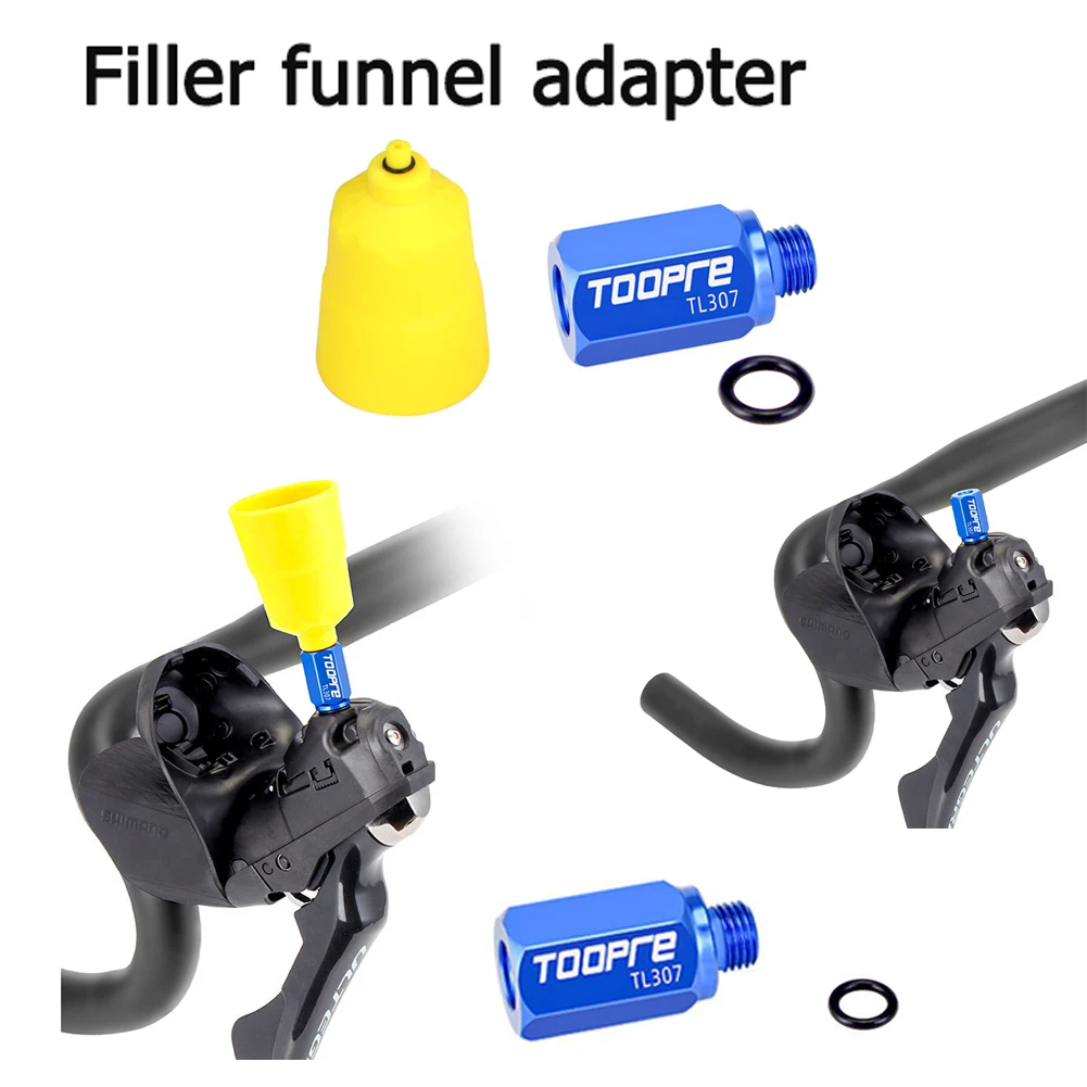 Bicycle-Hydraulic-Disc-Brake-Bleed-Funnel-Adapters-with-Funnel-for-SLX ...