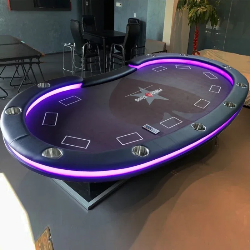 Poker-Table-with-Remote-Control-Color-Changeable-Poker-Table ...