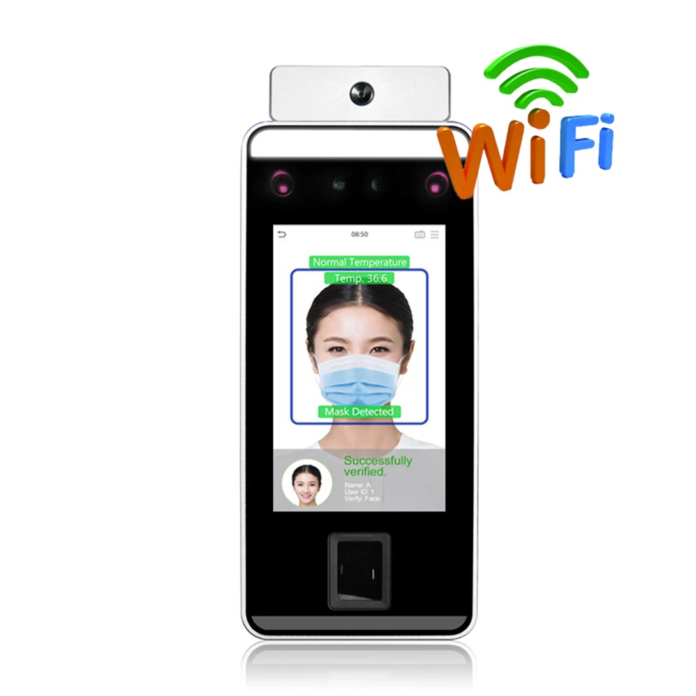 WIFI-Xface600-plus-TCP-IP-Fingerprint-Face-Facial-Recognition-Time-Attendance-Access-Control ...