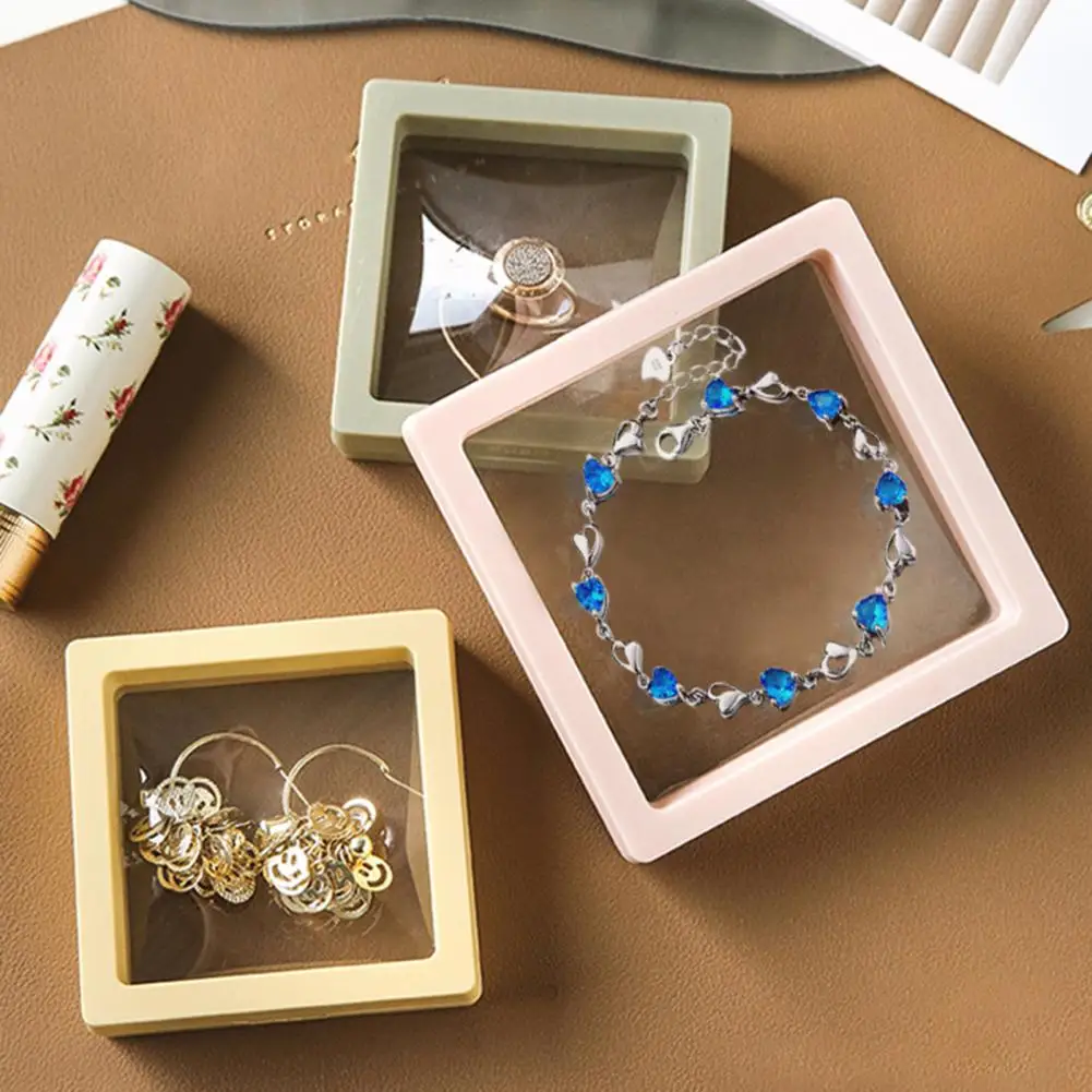 Mini-10Pcs-Excellent-3D-Floating-Picture-Frame-Jewelry-Box-Display ...
