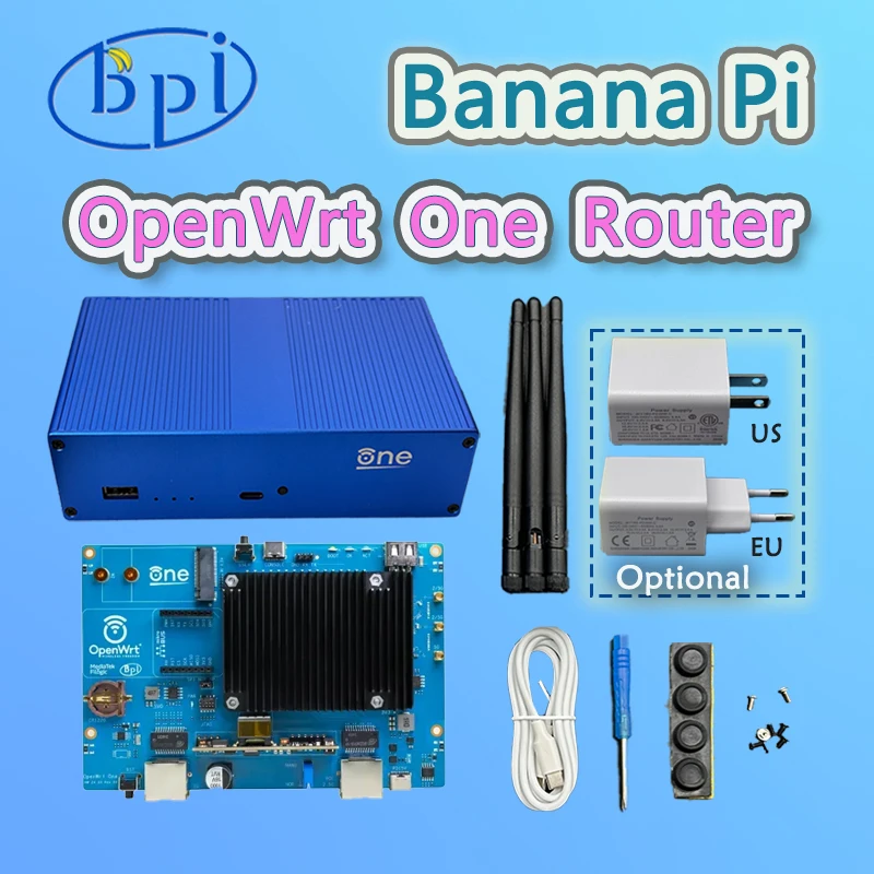 Banana Pi Bpi OpenWrt One Router EU/US Optional Open Source MT7981B ...