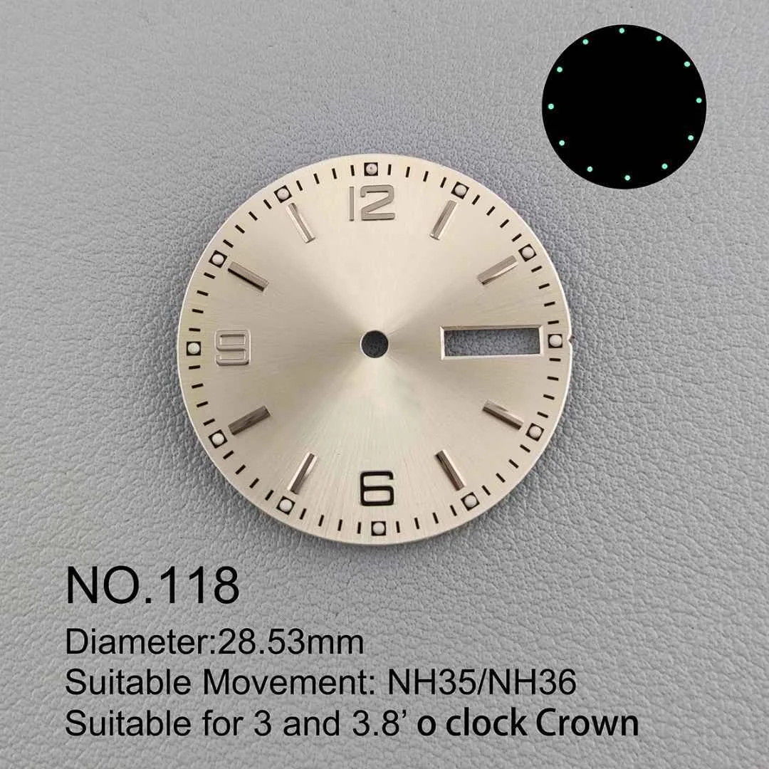 nh36-dial-Watch-Parts-28-5mm-Sterile-Dial-Luminous-Watch-Dial-Luminous ...
