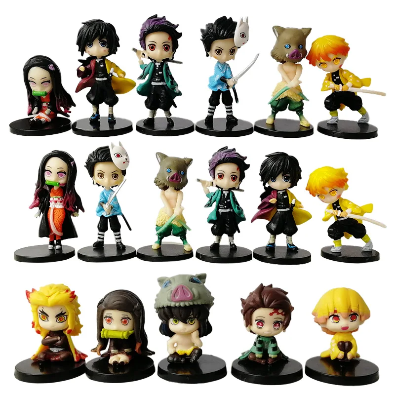 Demon-Slayer-Figure-4-5cm-Figurine-Anime-Action-Figures-Kawaii-Toy-Free ...