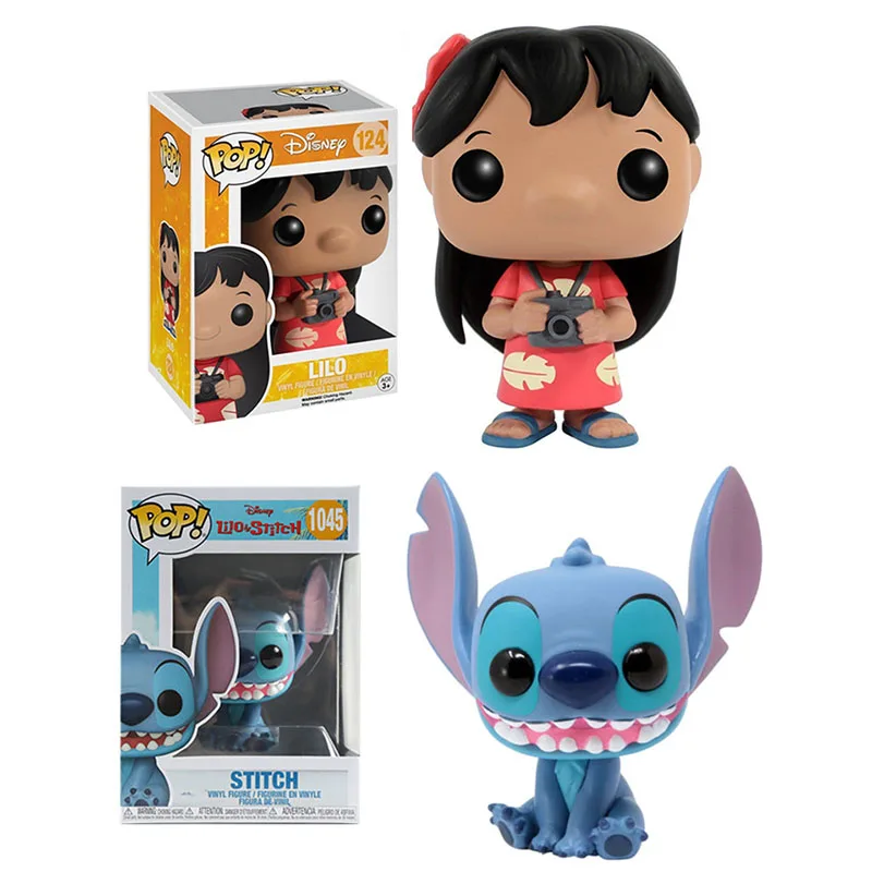 Funko-Pop-Disney-Lilo-124-Stitch-1045-Vinyl-Figures-Action-Toys-Cartoon ...