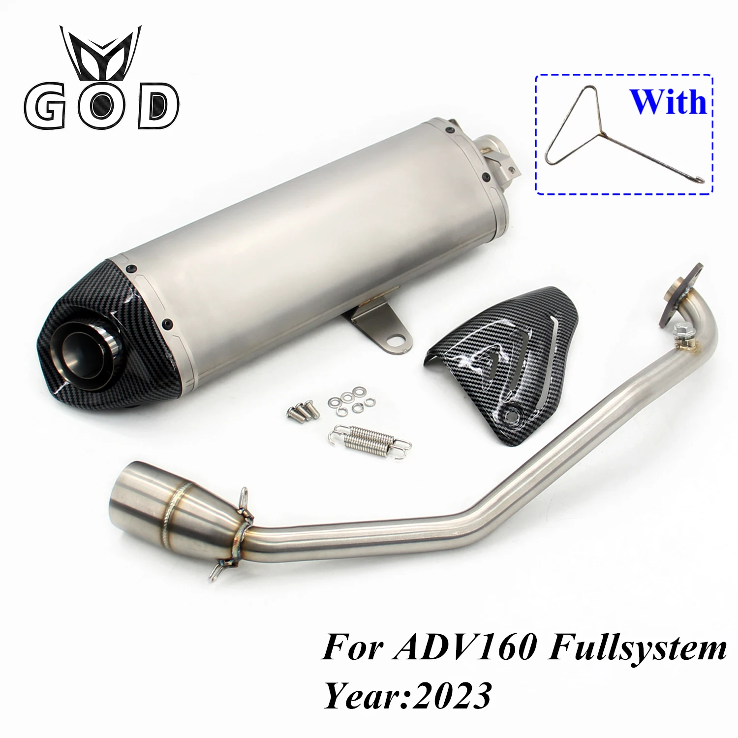 For-HONDA-ADV160-Adv-160-2022-2023-Motorcycle-Modification-Exhaust ...