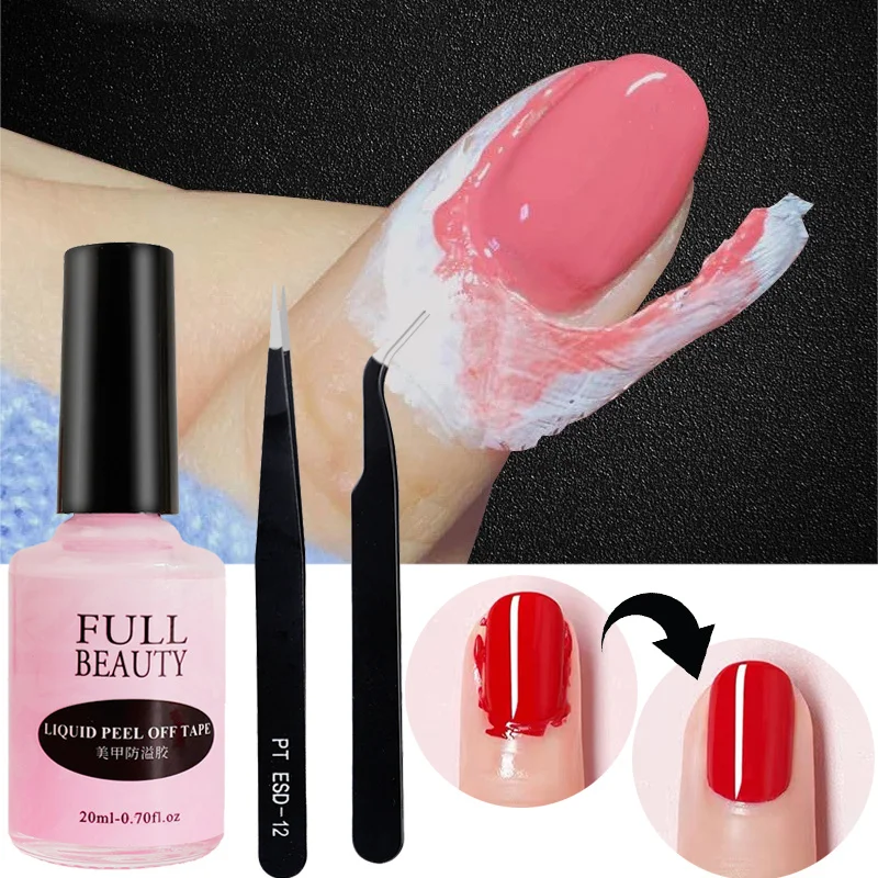 Peel-Off-Anti-Overflow-Nail-Gel-with-C-Curve-Straight-Tweezer-Edge ...